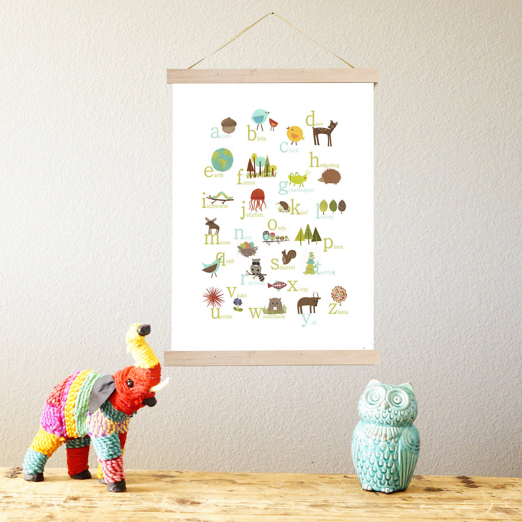 Multi Language Alphabet 11x14 Canvas or Print, ABC, Educational, Playr ...