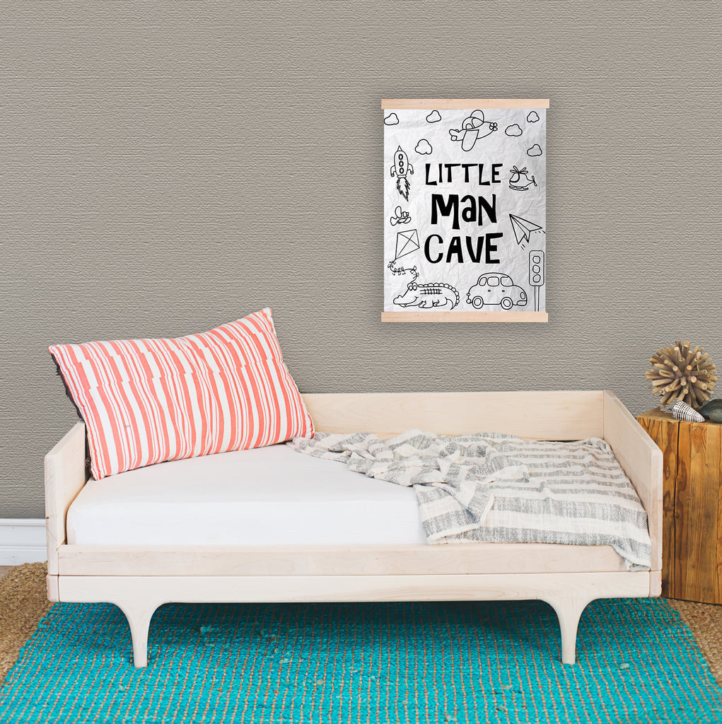 Canvas or Print, Little Man Cave – Children Inspire Design