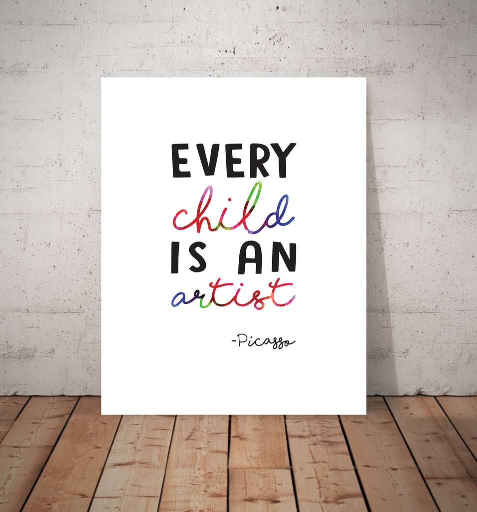 Print or Canvas, Every Child Is An Artist – Children Inspire Design