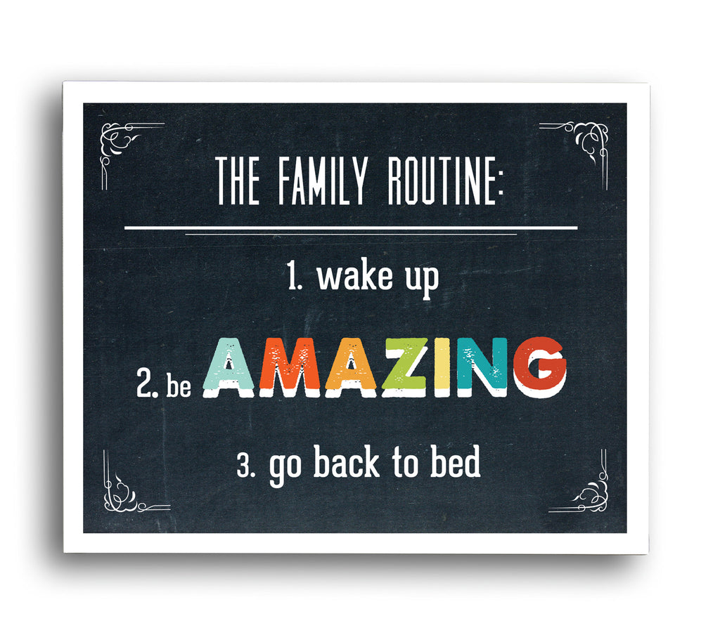 Family Routine Digital Download Printable – Children Inspire Design