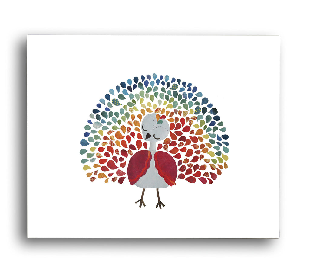 Peacock Print Digital Download Printable – Children Inspire Design