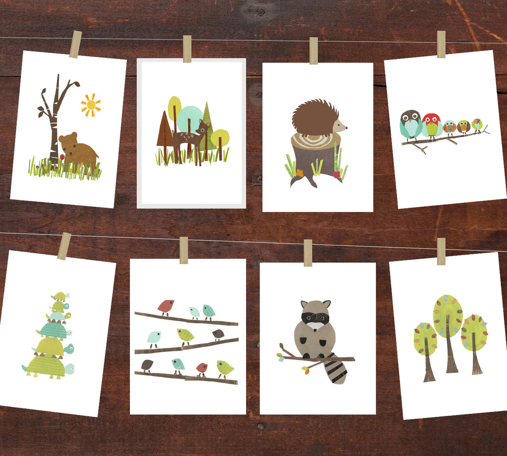 Forest Animal Decor Digital Download – Children Inspire Design