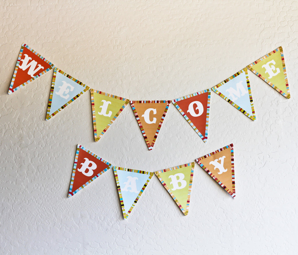 Welcome Baby PDF Banner – Children Inspire Design